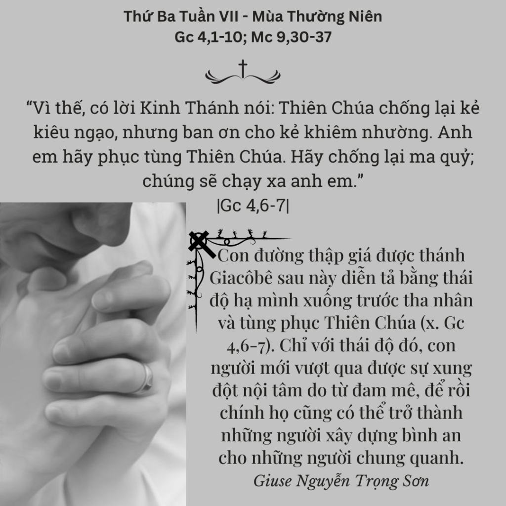 Thứ Ba Tuần VII – Mùa Thường Niên, 21/05/2024XUNG ĐỘT NỘI TÂM, XUNG ĐỘT ...